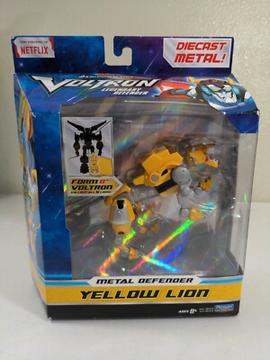 Voltron Legendary Defender Metal Defender Yellow Lion 2017 Hasbro Toy ...