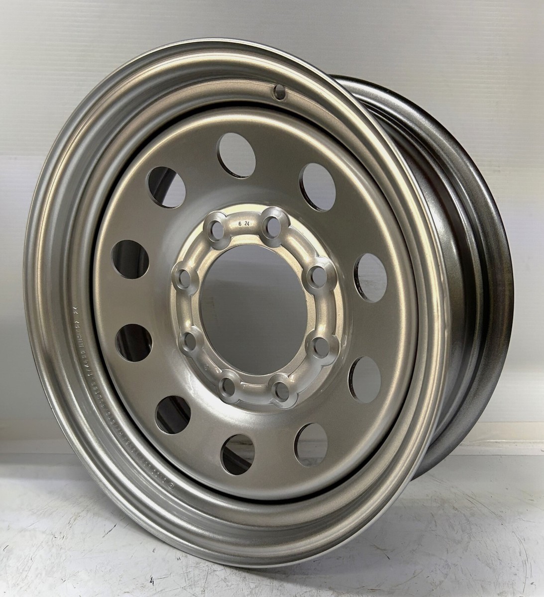 15 Inch Trailer Tires And Rims 16 Trailer Stock Utility 6 Lug Silver ...