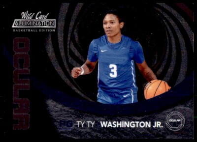TY TY WASHINGTON JR 2021-22 Wild Card Alumination Ocular Rookie Insert ...