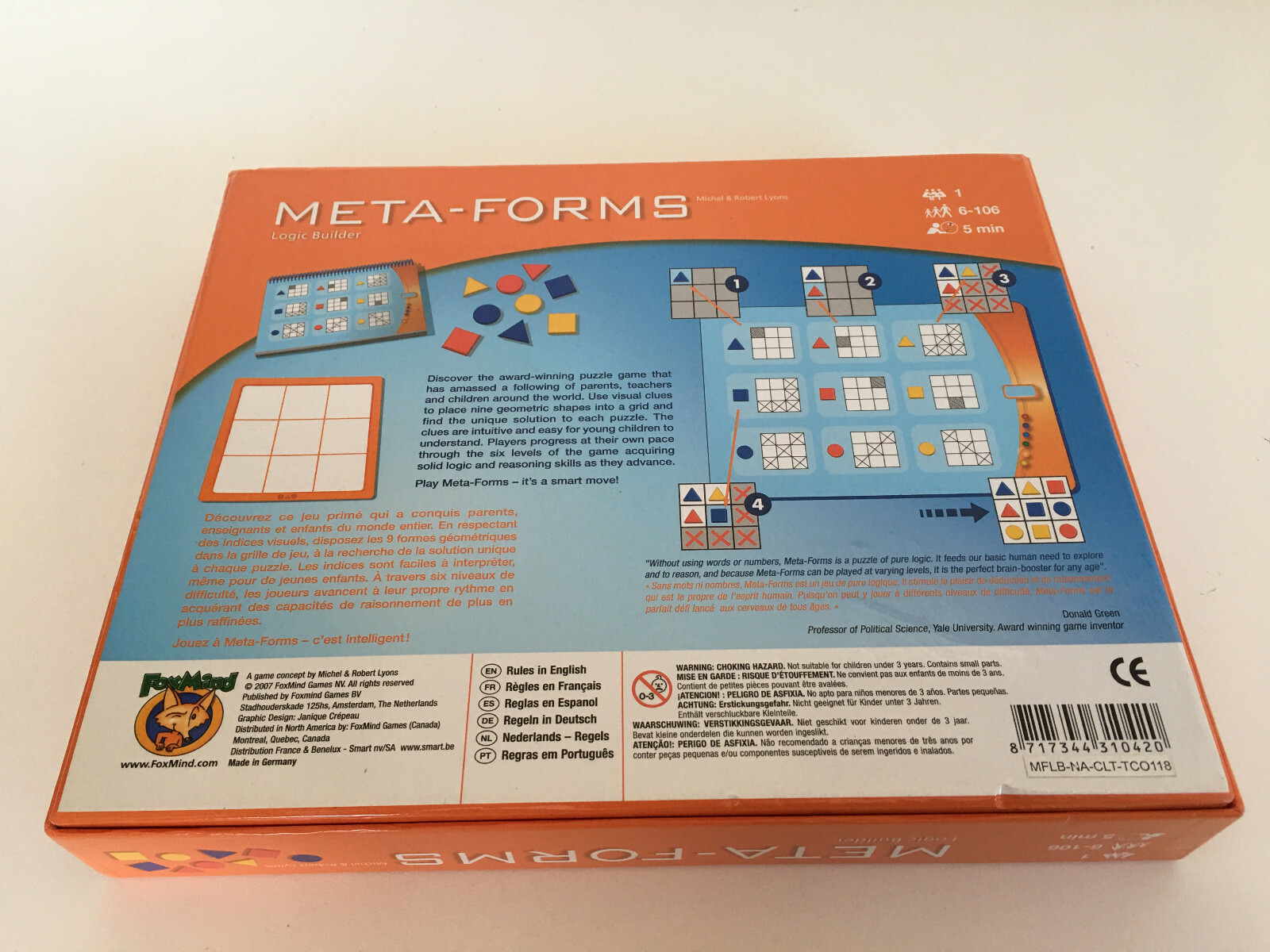META-FORMS Game-Complete Logic Builder By FoxMind Games | eBay