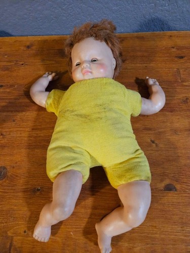 Eegee Plush Baby Doll 12EP 13-2 26 14" Tall Vintage Condition No Rips ...