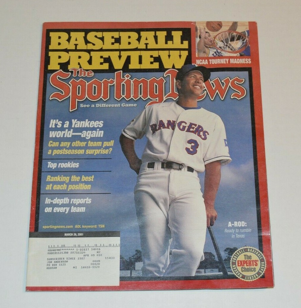 The Sporting News Magazine - Various Issues 2000 and 2001 - Pick Your ...