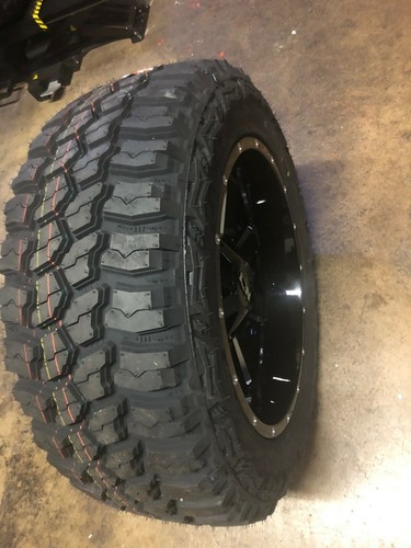 20x10 ION 141 33" MT Black Wheel and Tire Package Set 5x5 Jeep Wrangler ...