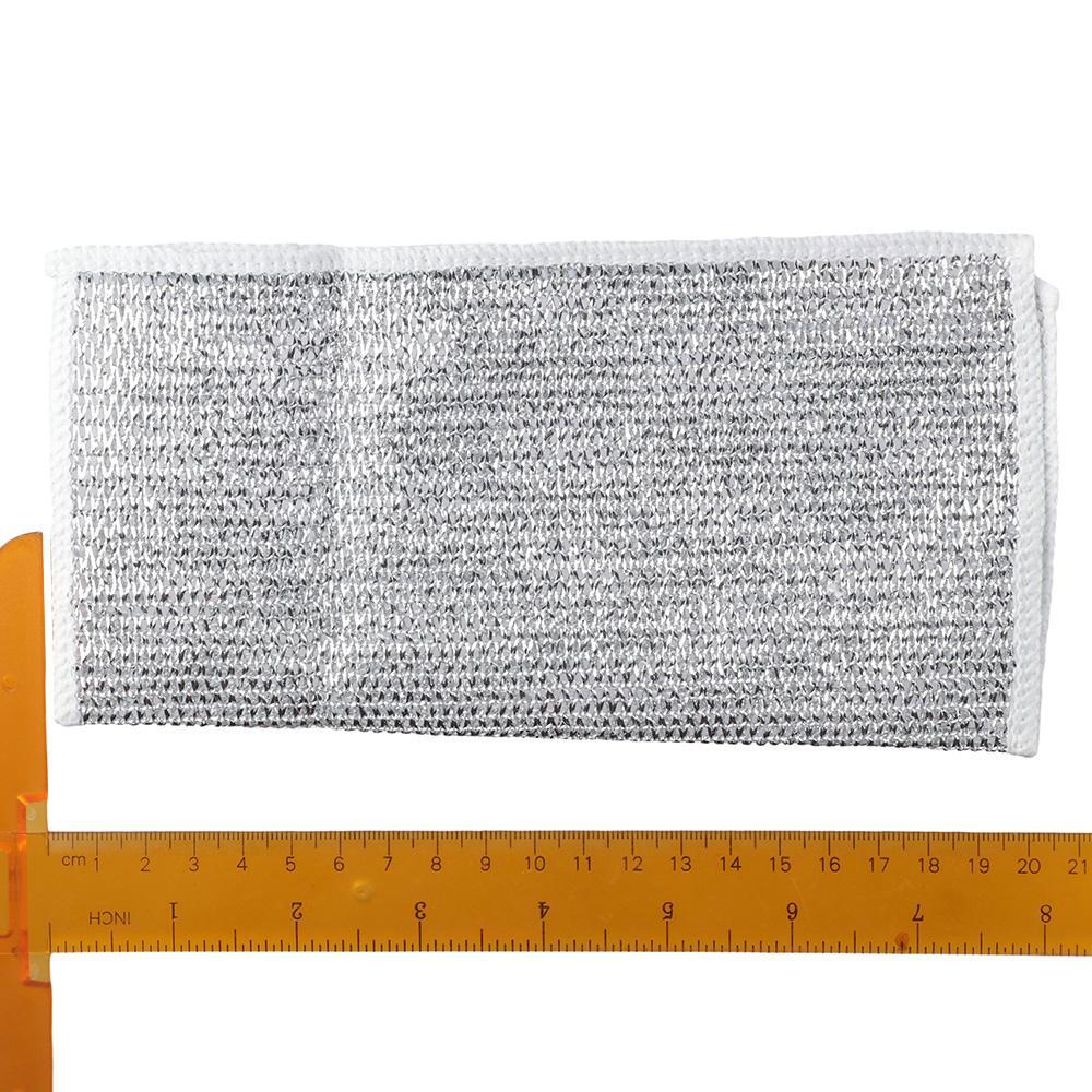 5Pcs Wear Resistant Mesh Cleaning Cloth Metal Wire Scouring Pad Kitchen ...