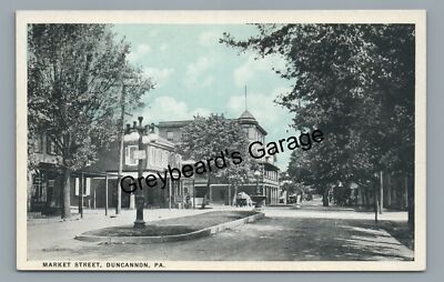 Market Street Hotel DUNCANNON PA Perry County Pennsylvania Postcard | eBay