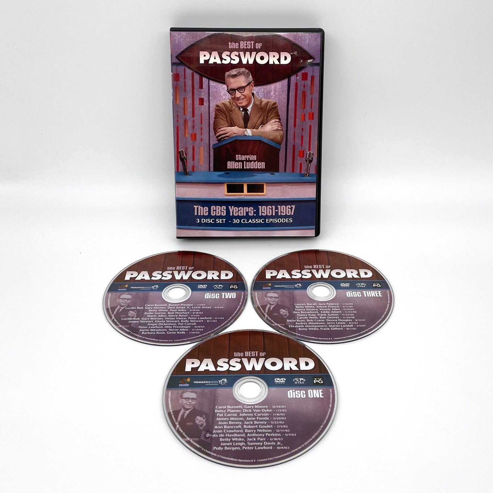 The Best of Password 1961-1967 Allen Ludden Betty White Bob Newhart 30 ...