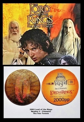 2002 LORD of the RINGS Pickers - Number 1 - Prismatic Foil, the Two ...