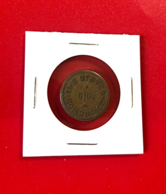 RARE TOKEN THE STEVE 511 1/2 EDMOND ST GOOD FOR 5 CENTS IN TRADE | eBay