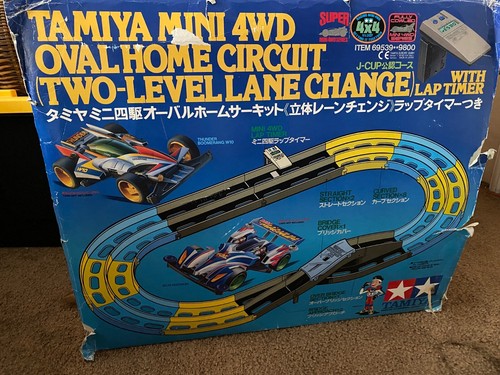 TAMIYA MINI 4WD Oval Home Oval Home Circuit 2-Lane Change with Lap ...