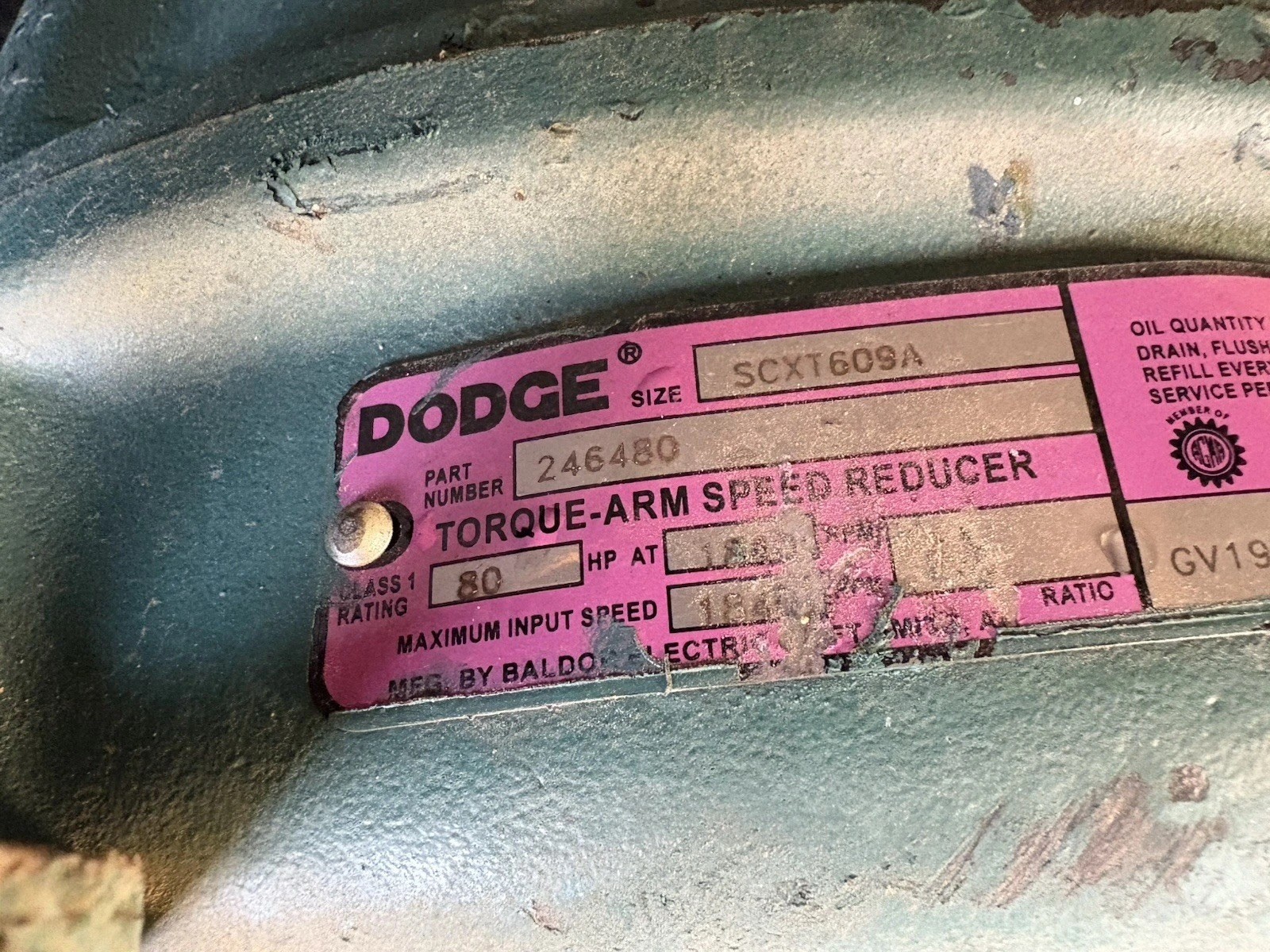 DODGE TXT6 TXT4 Gear Reducers One Lot Qty 5 | eBay