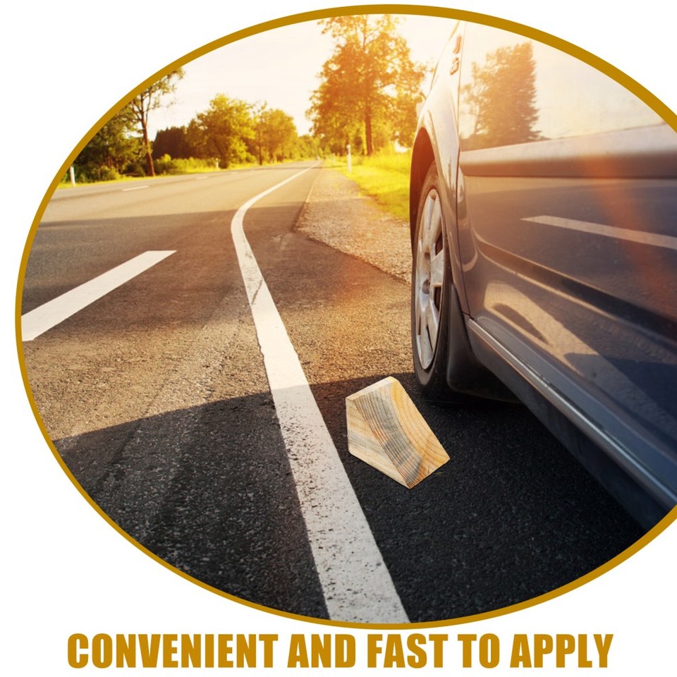 Anti-rolling Backstop Wheel Chock Heavy Duty Baby Rv Tire Chocks | eBay