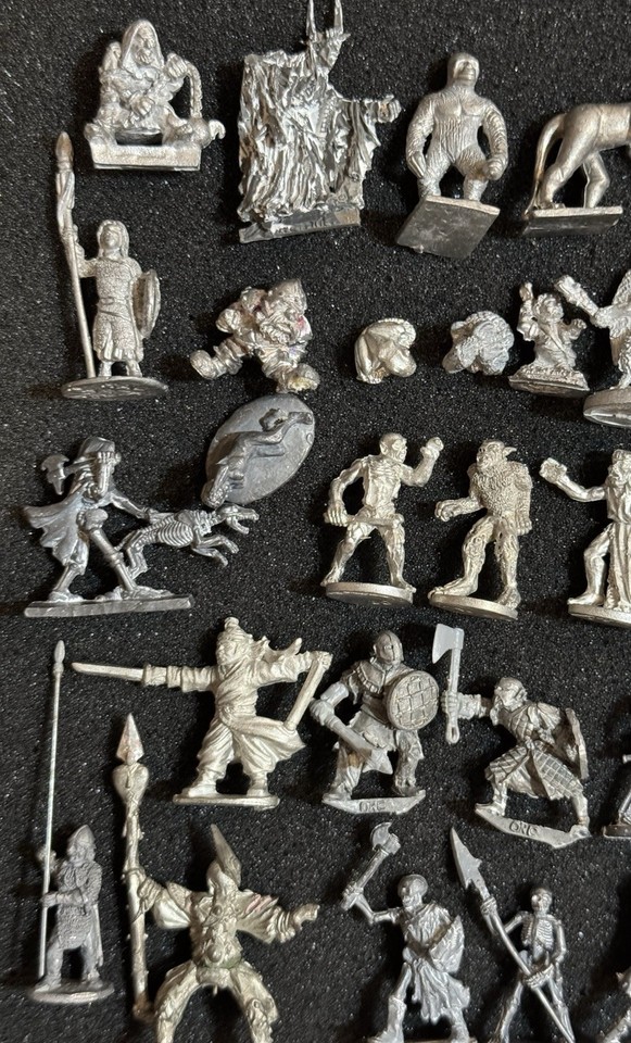 Vintage Fantasy Lot DnD Metal Miniatures Ral Partha Heritage Grenadier ...