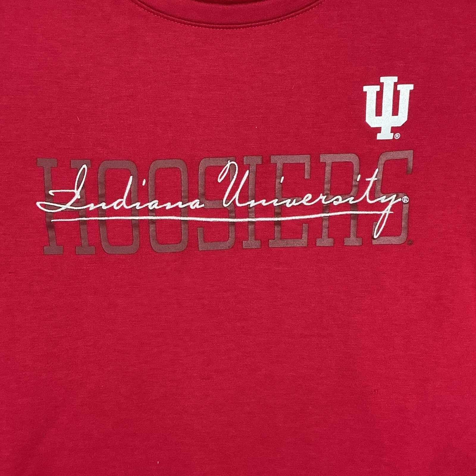 Champion Indiana University Hoosiers Long Sleeve Womens Sweater XL Red ...