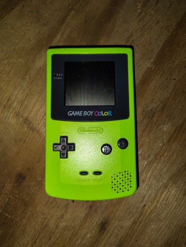 Nintendo Game Boy Color Kiwi Lime Green Handheld Console System, Tested ...