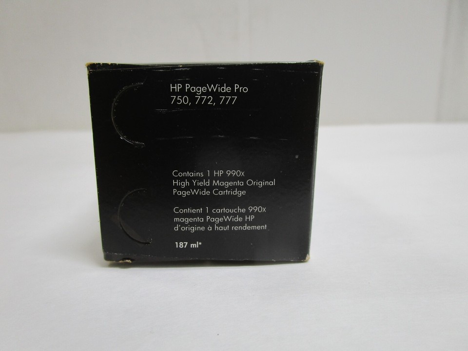 GENUINE HP 990X PageWide Cartridge High Yield MAGENTA M0J93AN EXP. 01/ ...