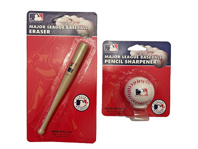 MLB Eraser and Pencil Sharpener Major League Baseball Empire Berol NOS ...