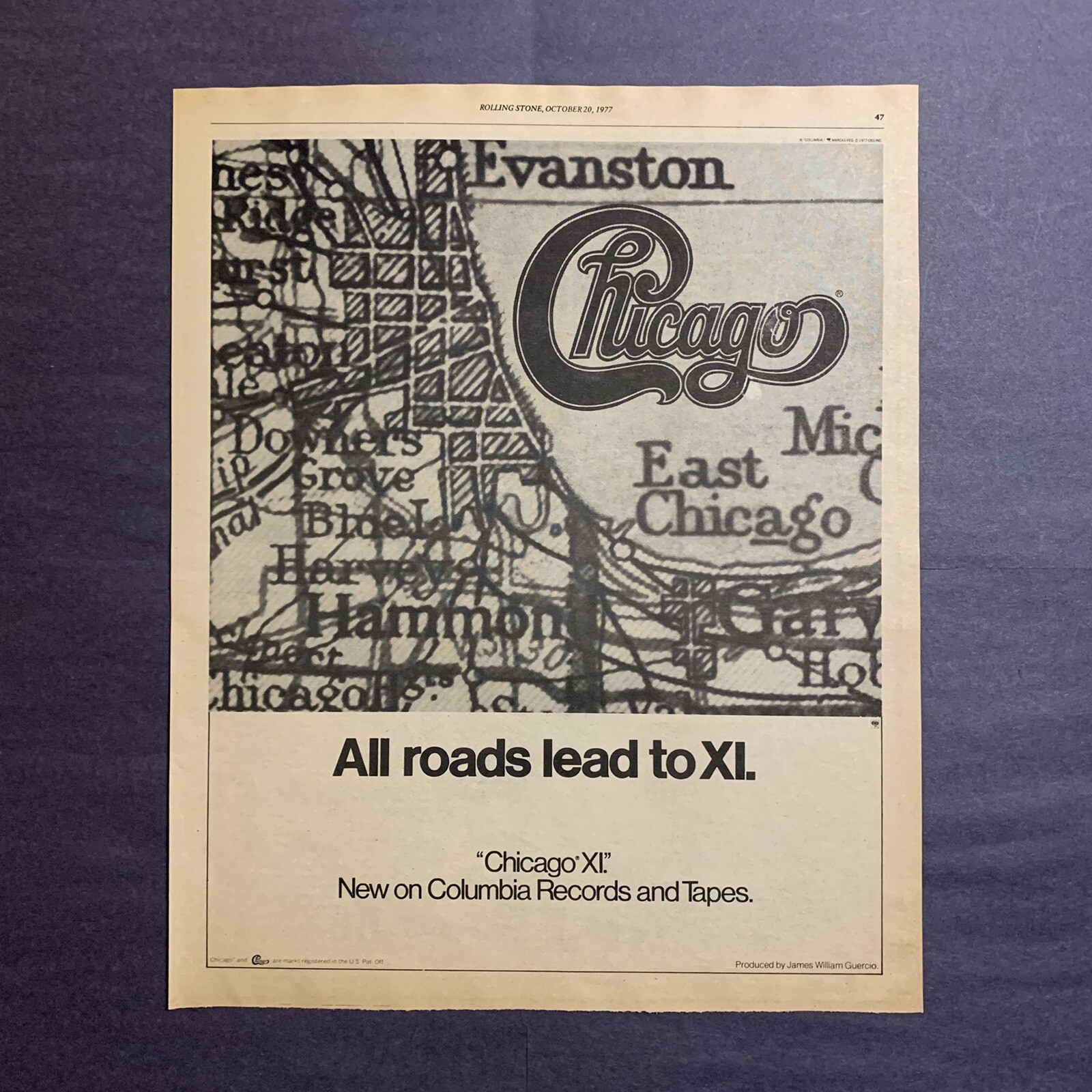 Chicago Chicago XI Chicago 11 'Eleven'Original 1977 13" x 10" Advert | eBay