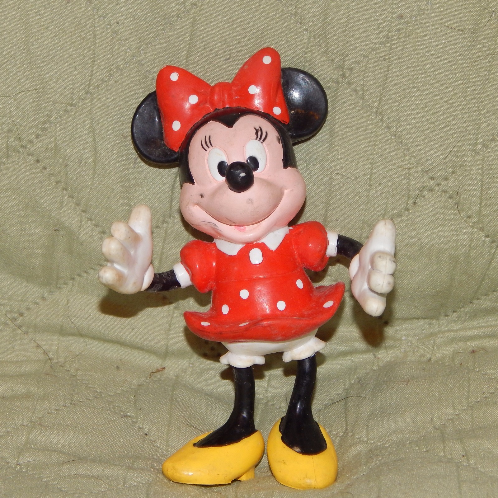 Vintage Walt Disney Co., Applause, China, Mini Mouse Rubber Figure | eBay