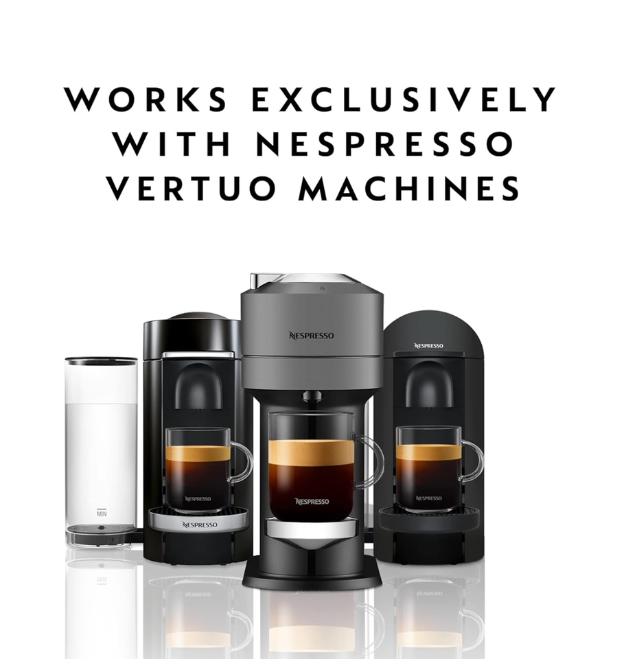 NESPRESSO Vertuo Double Espresso Chiaro, Medium Roast Espresso Coffee ...
