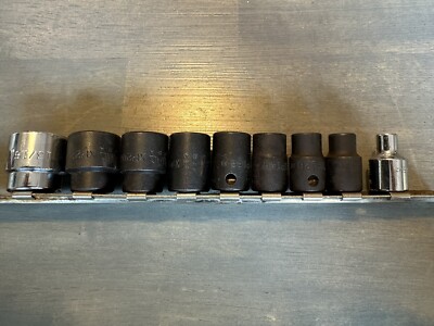 Mac Tools XP and X Series 3/8" Drive 9pc SAE 6pt Shallow Socket Set | eBay