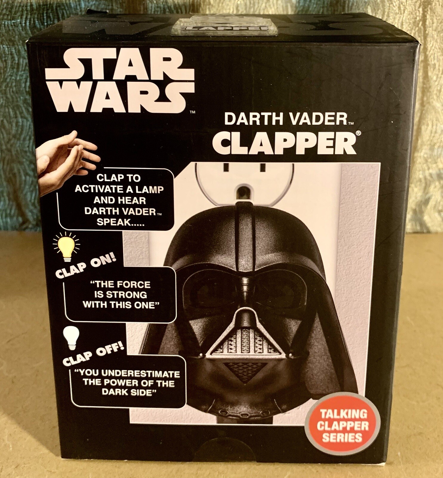 STAR WARS DARTH VADER ‘TALKING CLAPPER SERIES’ Sound Sensor Light ...
