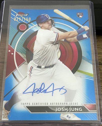 Josh Jung Topps Finest 2023 Autograph # 021/150 | eBay