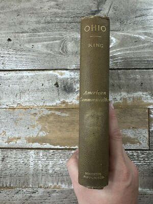 1891 Antique American State History Book "Ohio" R. King | eBay