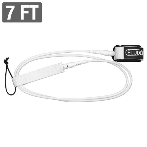 ELUDE 7ft Surfboard Leash, 7mm, Maximum Strength - White | eBay