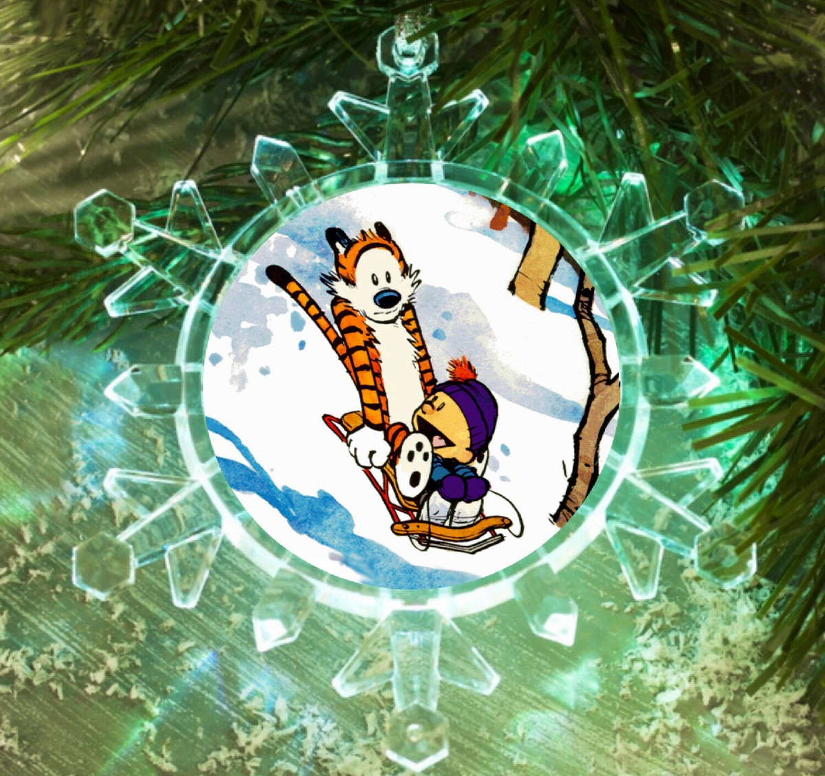 Calvin And Hobbes Christmas Merry Christmas Calvin Hobbes By Happy