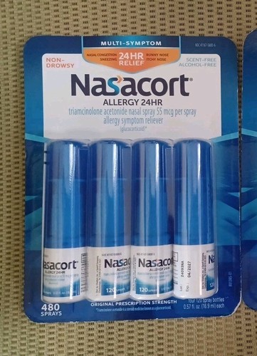 Nasacort Allergy Nasal Spray 480 spray exp 2027 Sealed | eBay