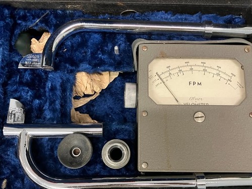 Vintage Alnor Velometer Type 3002 Air Flow Meter Kit | eBay