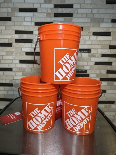 HOME DEPOT 3.75" Mini Ornament Bucket Set Of 3 (0.5-Quart) | eBay