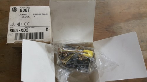 Allen Bradley 800T-XD2 Contact Block - New In Box | eBay