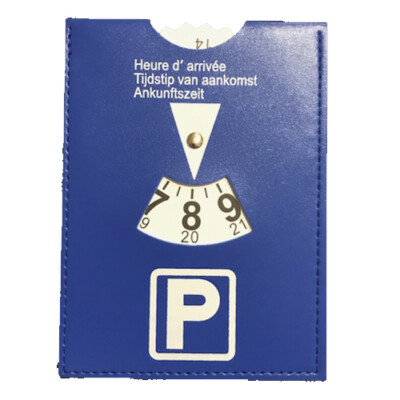 Car Parking Disc Disabled Blue Badge Holders Timer Clock Arrival Time ...