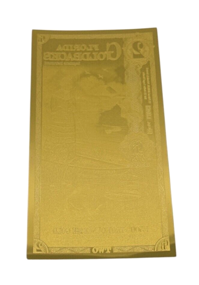 2025 Florida Goldback Set (1/2, 1, 2, 5, 10, 25, 50 & 100 Notes) Alpha ...