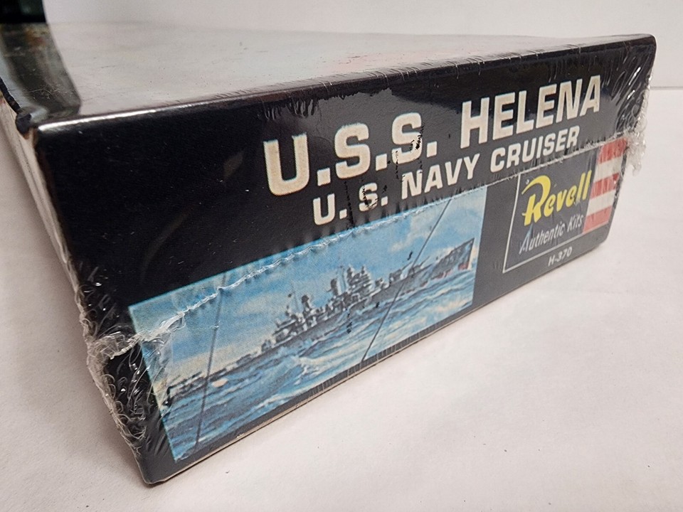 1998 Revell H-370 USS Helena Heavy Cruiser, Baltimore Class - 1/483 kit ...