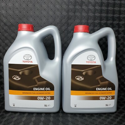 GENUINE TOYOTA PRIUS / PRIUS PLUS HYBRID ENGINE OIL 10LITRE 0W20 2009 ...