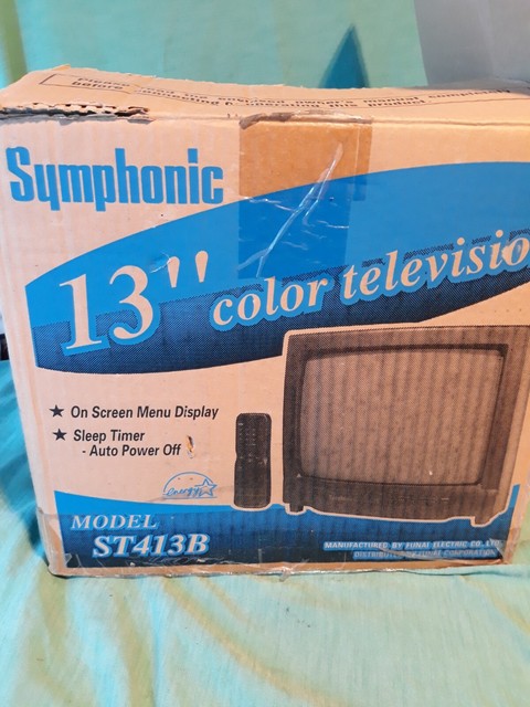 Symphonic 13" Color TV Model ST413C-No Remote for sale online | eBay