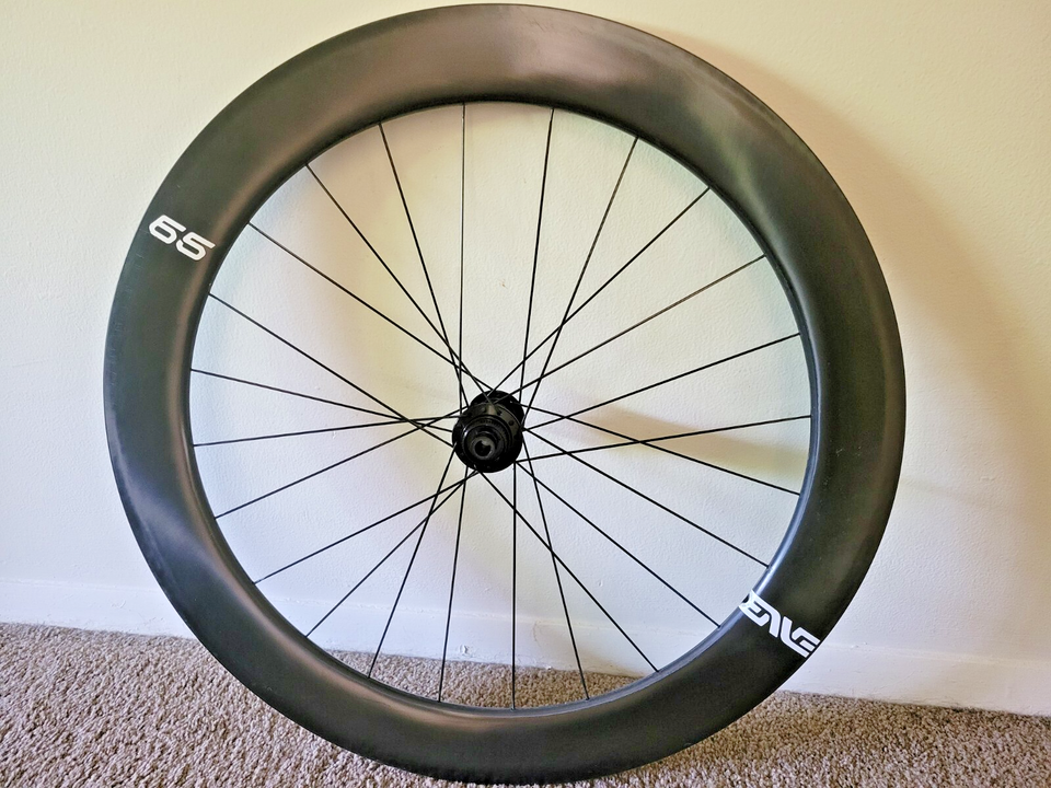 ENVE 65 composite disc wheelset with Industry Nine hubs tubeless ready ...