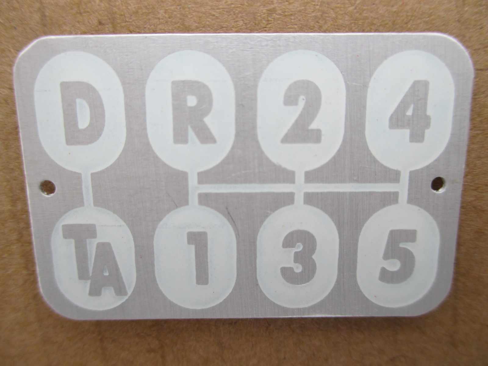SHIFT PATTERN PLATE FOR PART 371371R1 | eBay