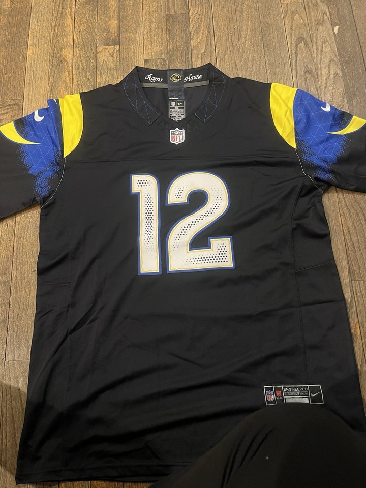 Nike Puka Nacua Los Angeles Rams #12 Black Limited Jersey Men’s XL ...
