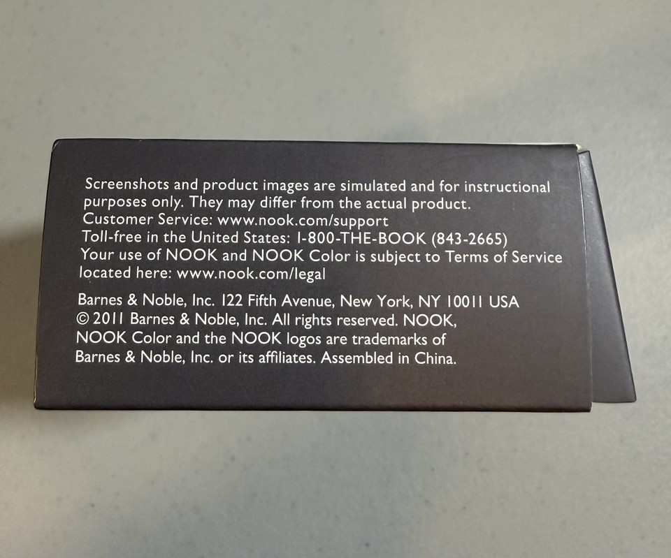 Barnes & Noble 2011 Car Charging Kit for Nook 1st & 2nd Edition & Nook ...