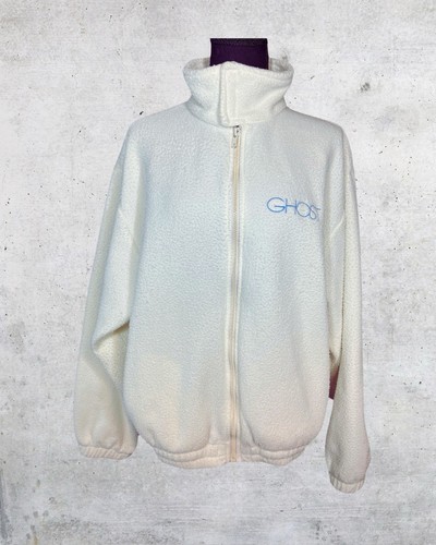 Vintage 91 Ghost Movie Promo White Fleece Jacket Large | eBay