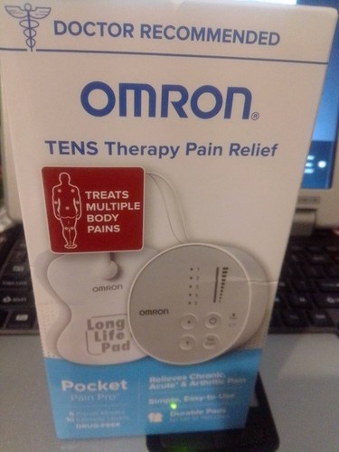 New OMRON TENS Therapy Pain Relief Unit Muscle Stimulator Pocket Pain ...