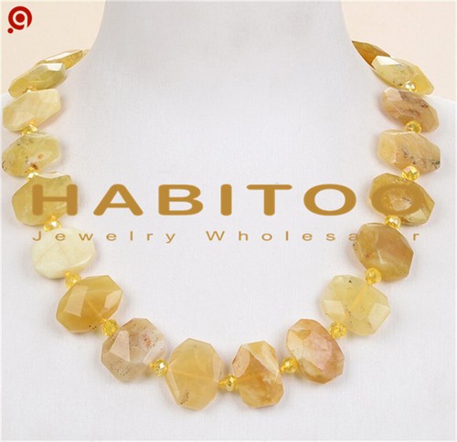 Natural Nugget Faceted Lemon Quartz Yellow Citrine Topaz Crystal Gems ...