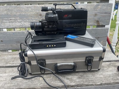 Panasonic AF X6 CCD OmniMovie VHS Camcorder w Case Parts Or Repair Sold As Is | eBay