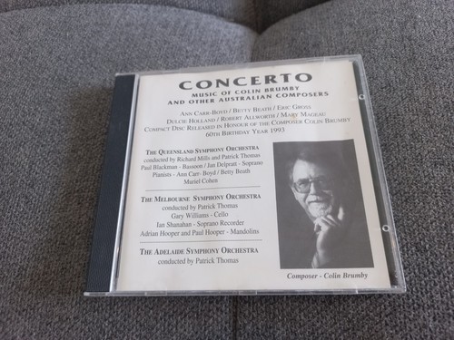 Concerto Colin Brumby CD VGC Assorted Australian Composers | eBay
