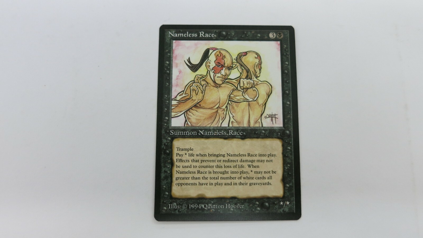 NAMELESS RACE SUMMON THE DARK MTG MAGIC THE GATHERING NM / UNPLAYED #2 ...
