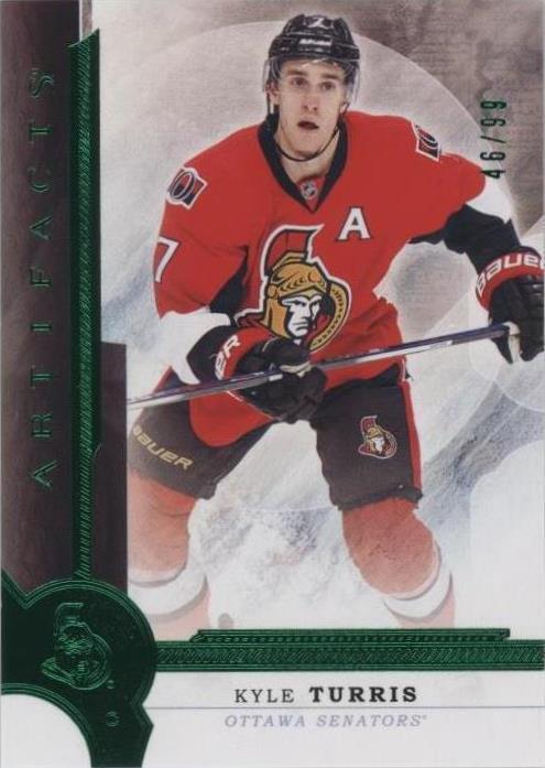 2016-17 Upper Deck Artifacts - Kyle Turris #21 Emerald /99 for sale ...