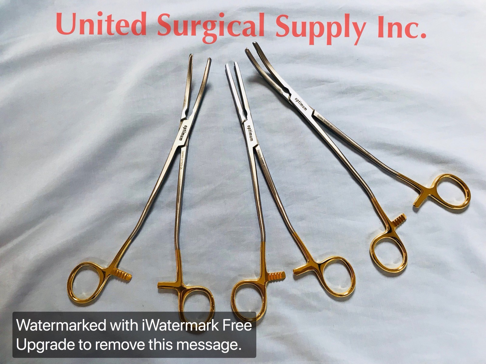 HYSTERECTOMY CLAMPS (Set of 3) Z-Type Curved/Straight Gynecology ...